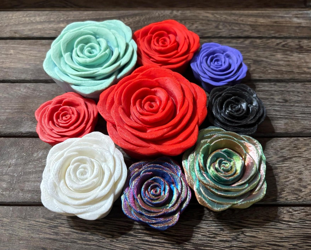 Rose Fidget Spinner - 3D Printed - Etsy