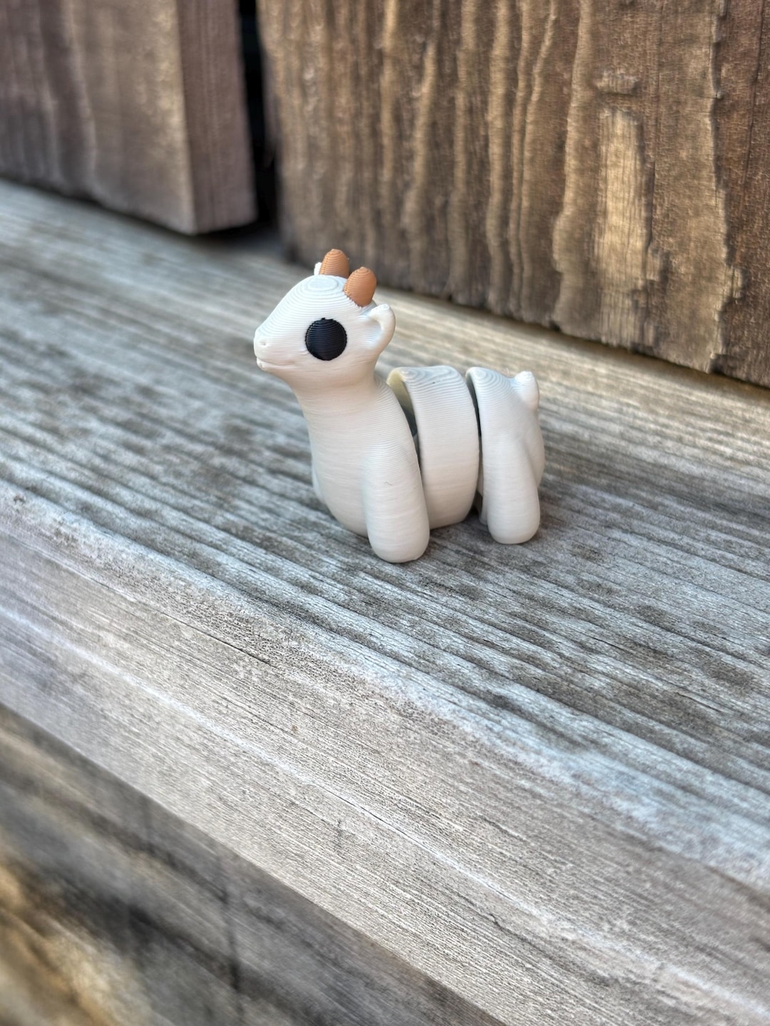 3D Printed Baby Goat Figurine | Articulated Mini Toy, Desk Pet - Etsy