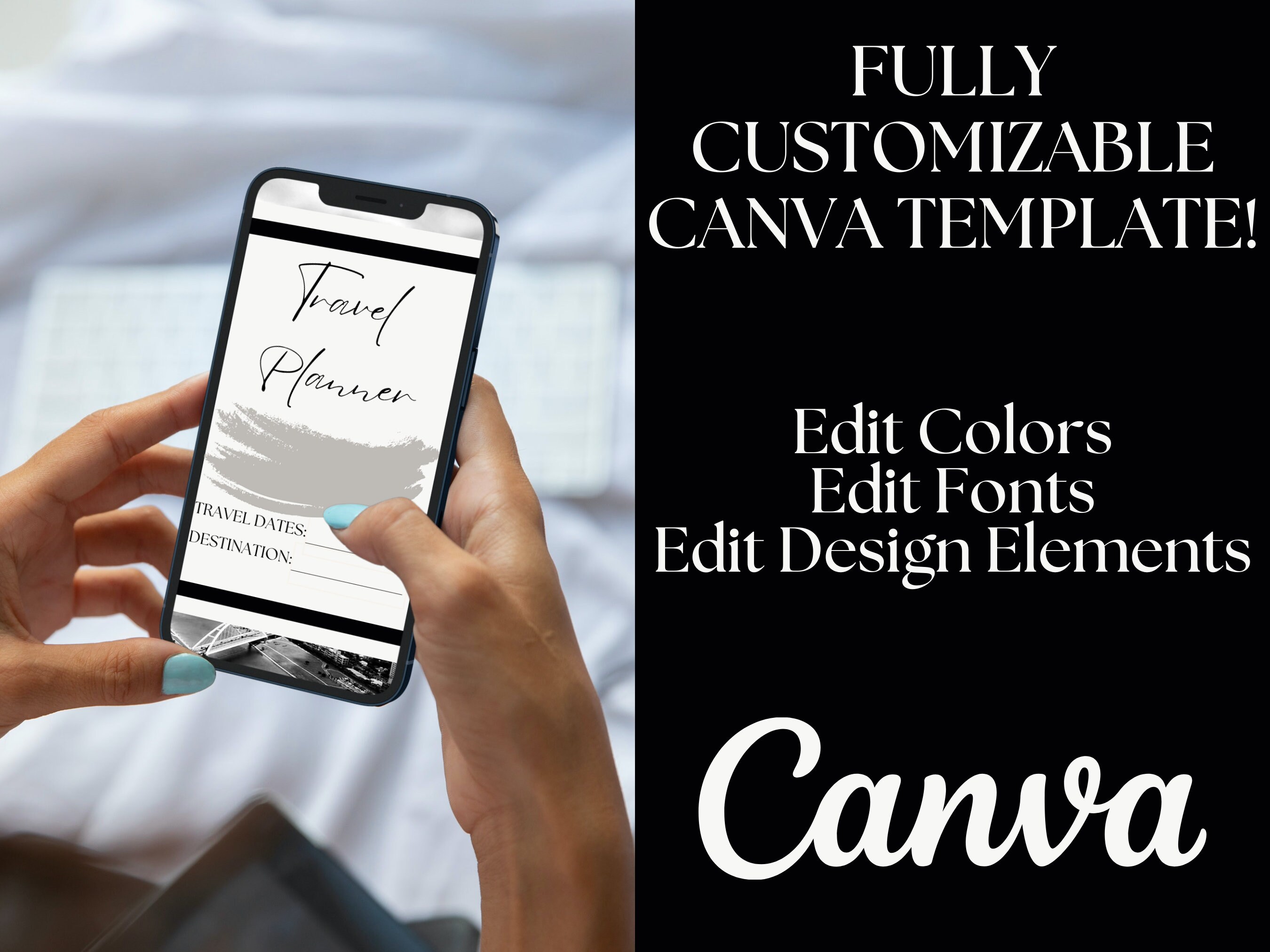 Travel Planner | Canva Template | Travel Guide | Travel Journal ...