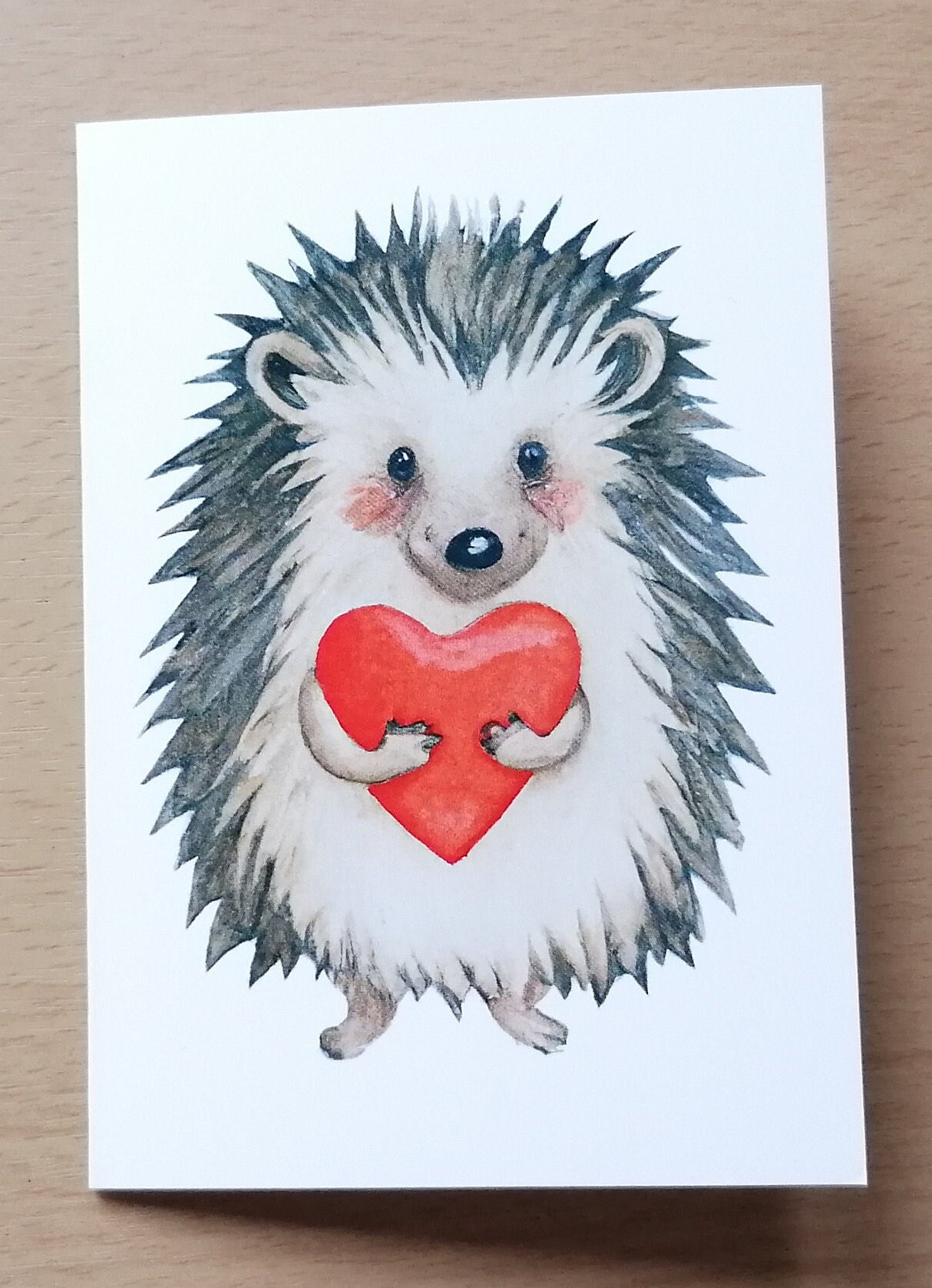 Love Hedgehog Greetings Card, African Pygmy Hedgehog, Nature, Animal ...