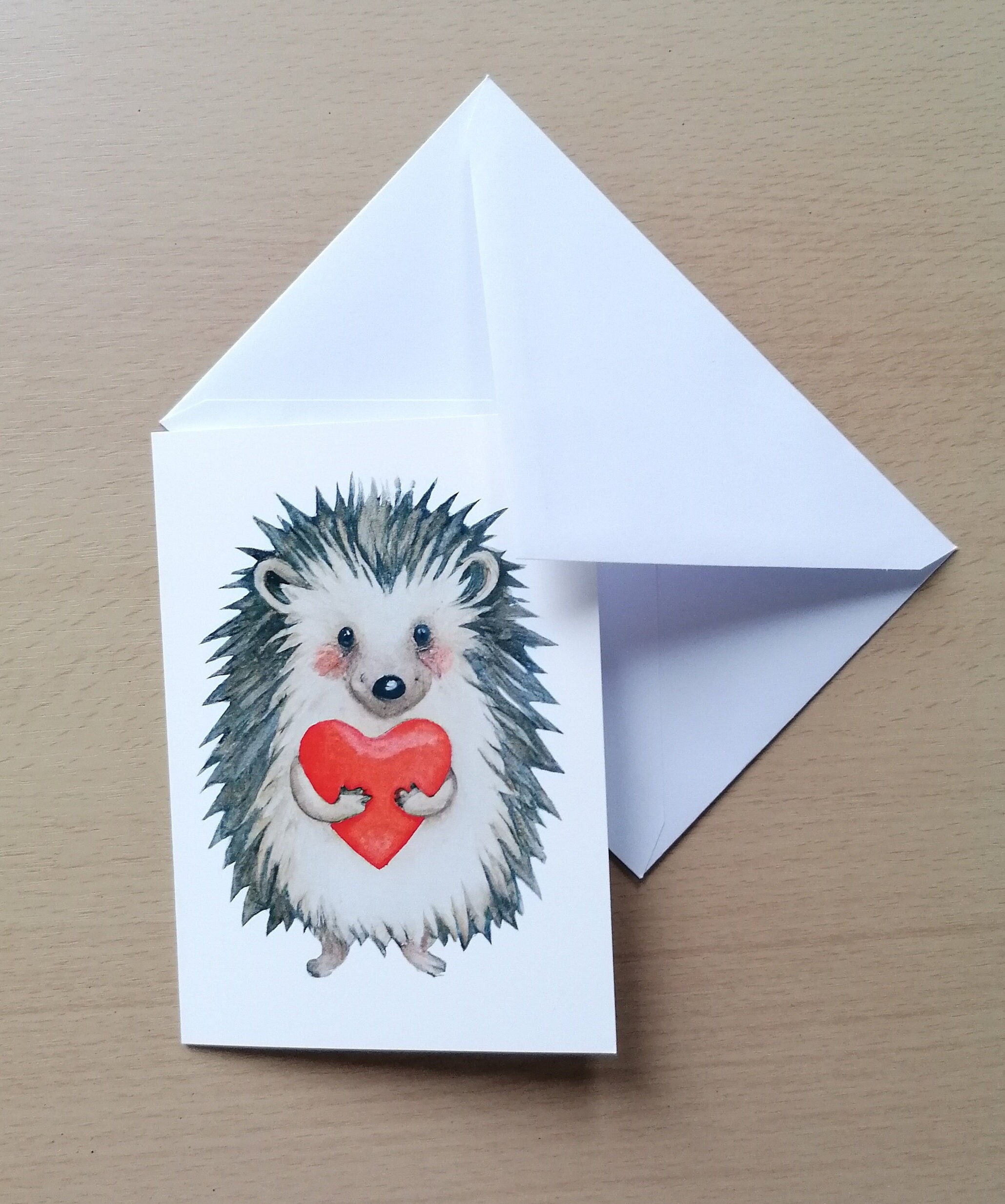 Love Hedgehog Greetings Card, African Pygmy Hedgehog, Nature, Animal ...