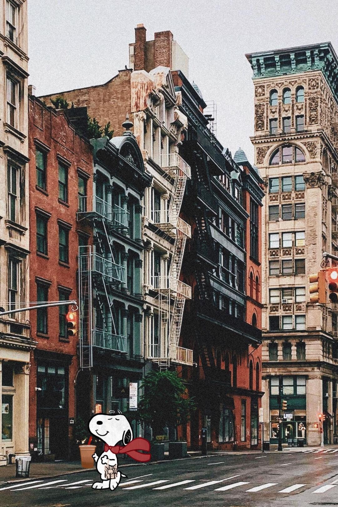 Snoopy Takes NYC Series-digital Print - Etsy