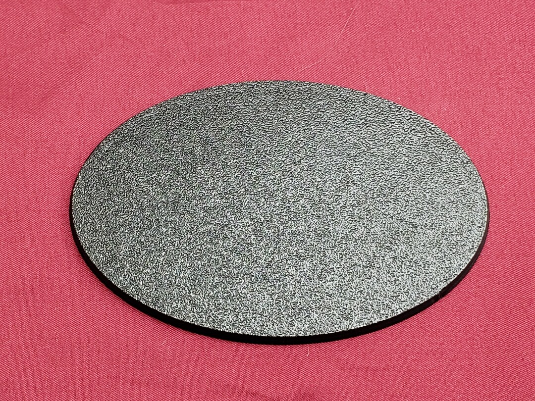 120x92mm Oval Base Plain Beveled Bases - Etsy