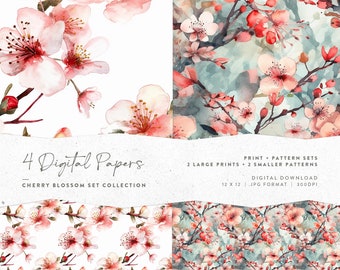 Printable Scrapbook Digital Paper Pack Pattern Bundle - Etsy