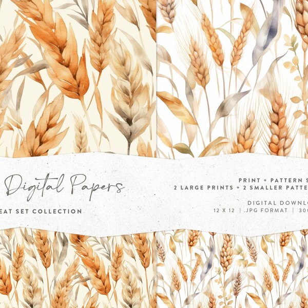Wheat Pattern - Etsy