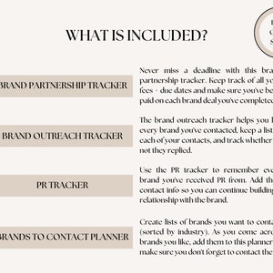 Influencer Brand Partnership Tracker, Brand Outreach Tracker, User ...