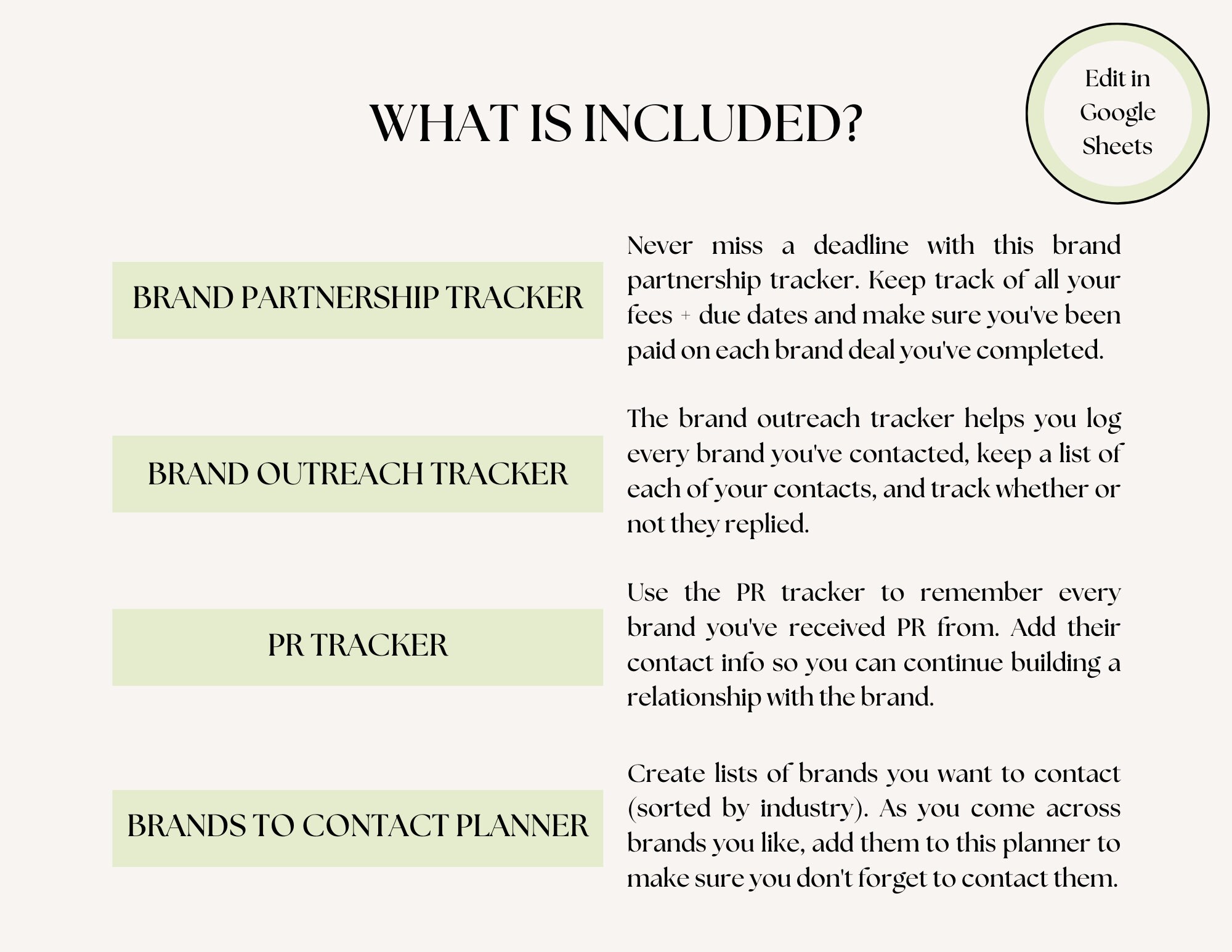 Influencer Brand Partnership Tracker, Brand Outreach Tracker, User ...