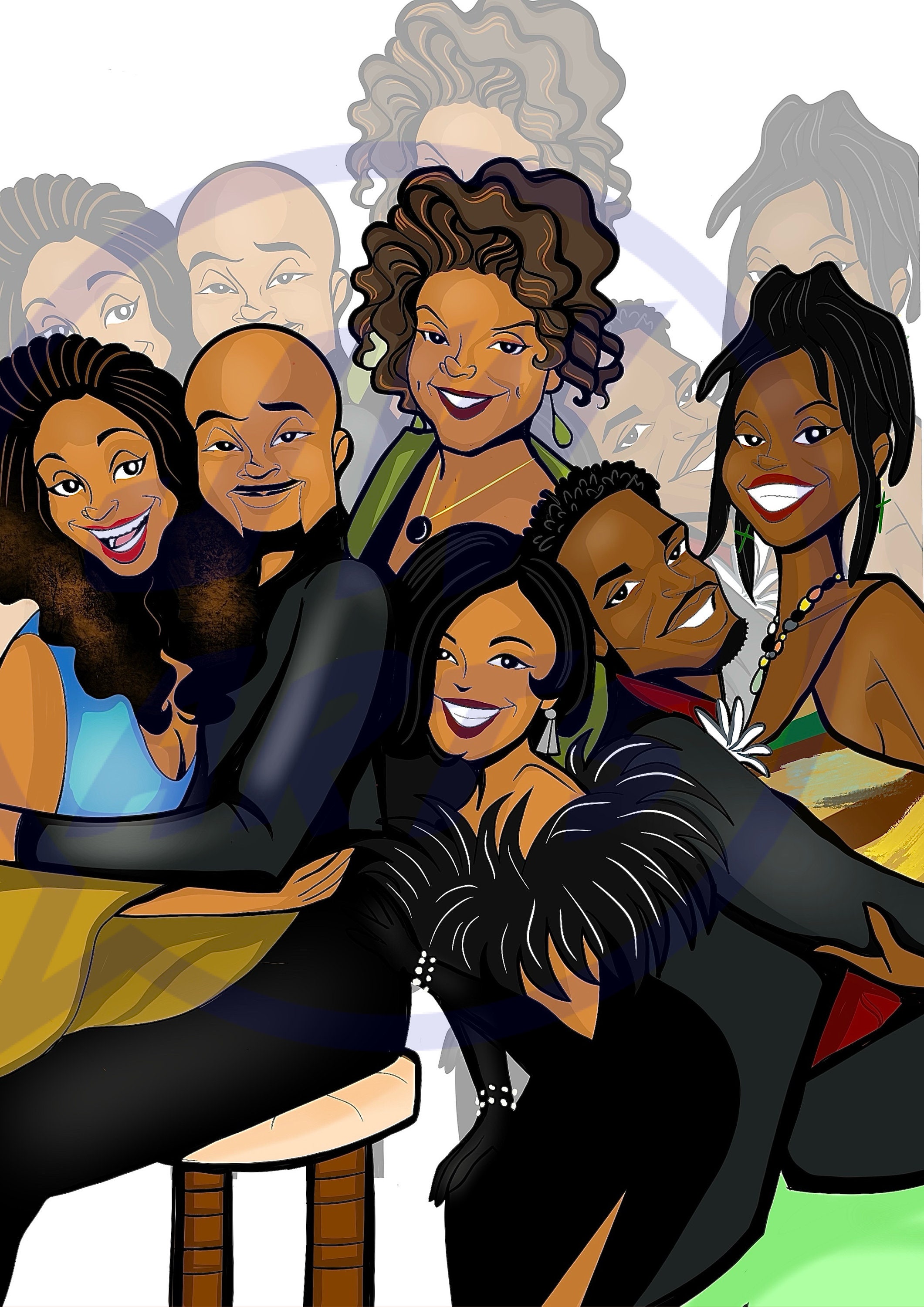 Living Single Digital Art Files. Printable Downloads. Instant Download ...