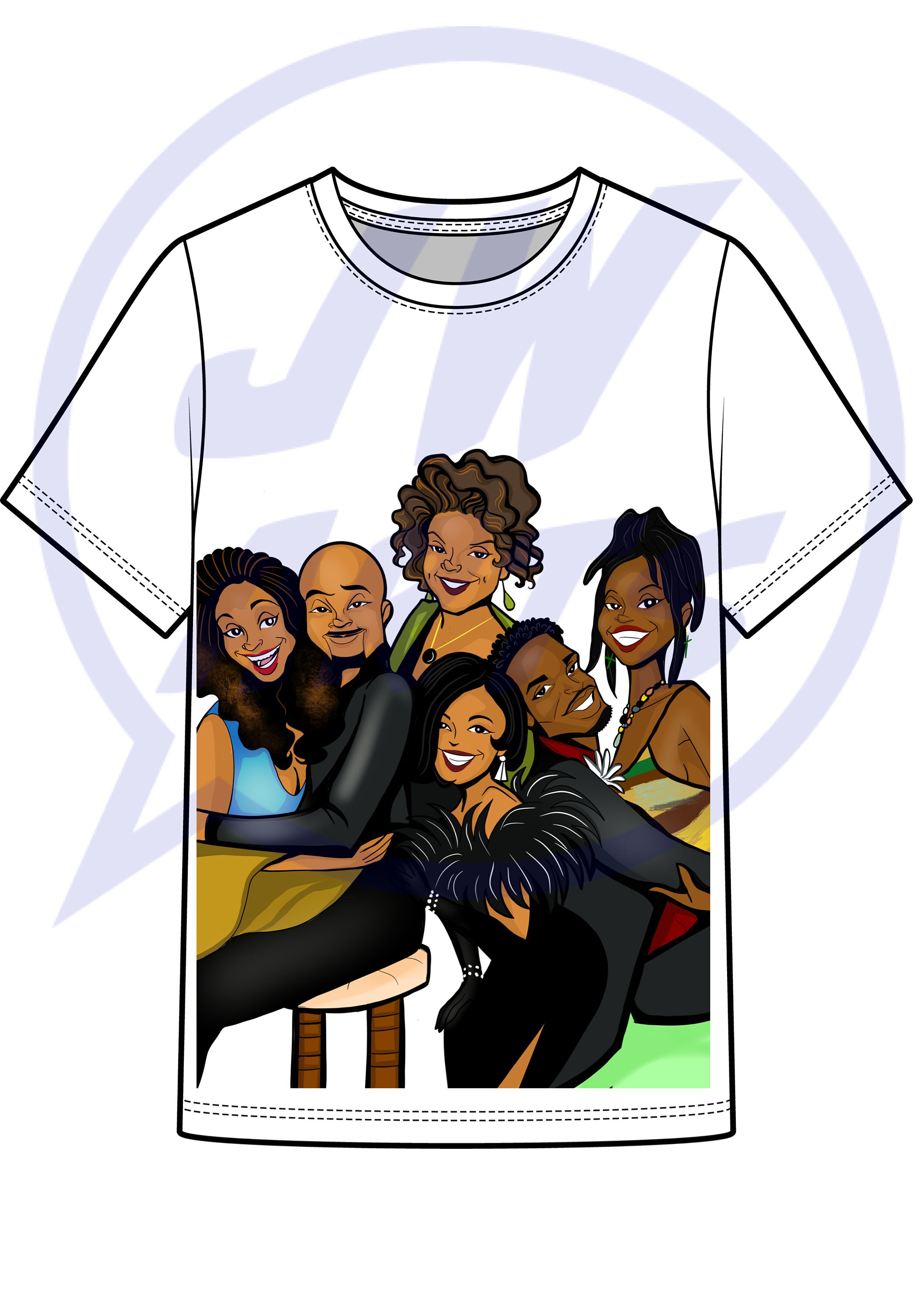 Living Single Digital Art Files. Printable Downloads. Instant Download ...