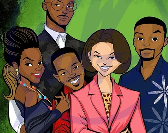 Living Single Digital Art Files. Printable Downloads. Instant Download ...