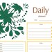 Flower Daily Planner - Etsy