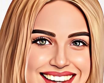 Custom Cartoon Portrait - Etsy