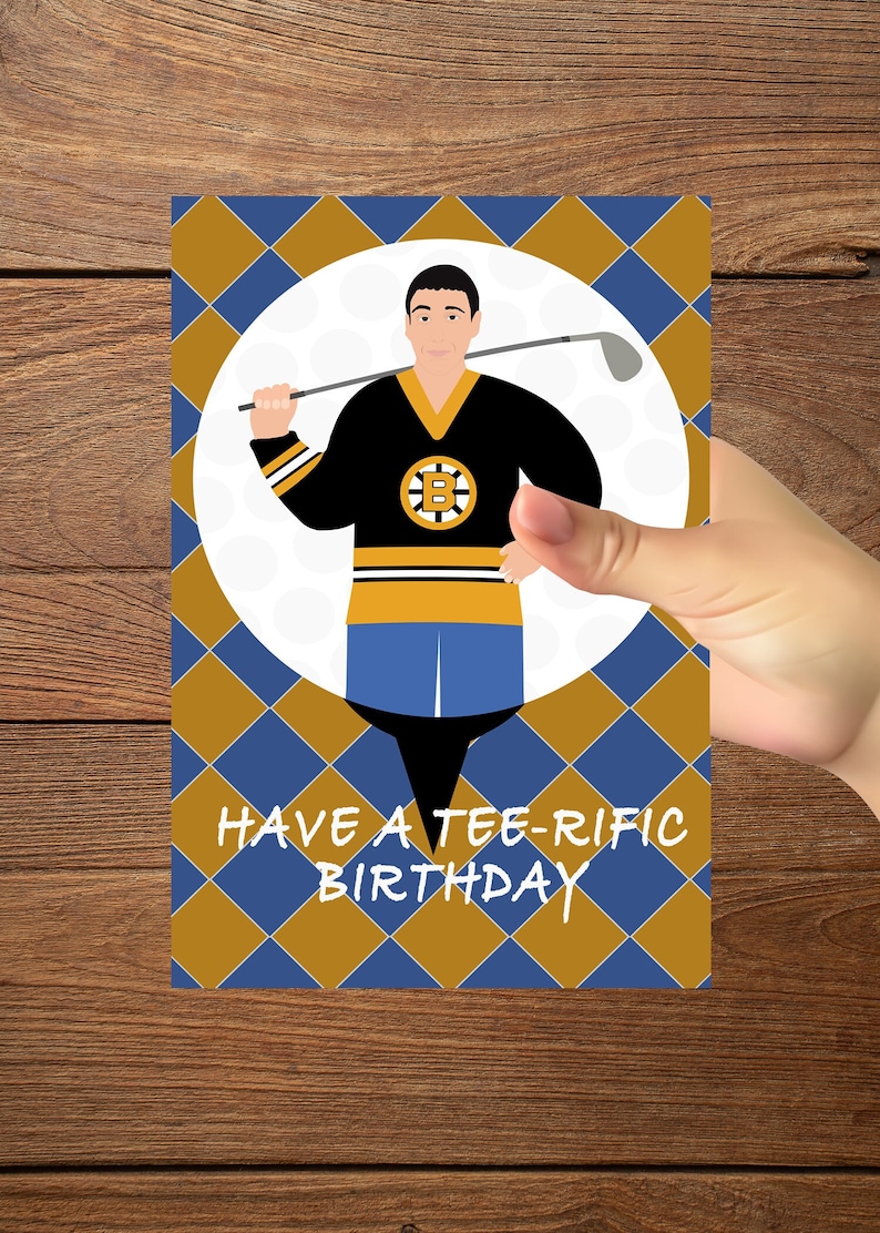Funny Golf Sport Card for Him - Custom Happy Gilmore Theme Birthday - Etsy