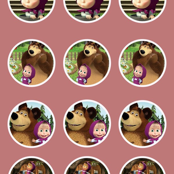 Masha and the Bear - Etsy