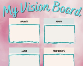DIGITAL VISION BOARD - Etsy