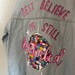 CUSTOM Bejeweled Jean Jacket,bridal Apparel, Painted Custom Jacket ...