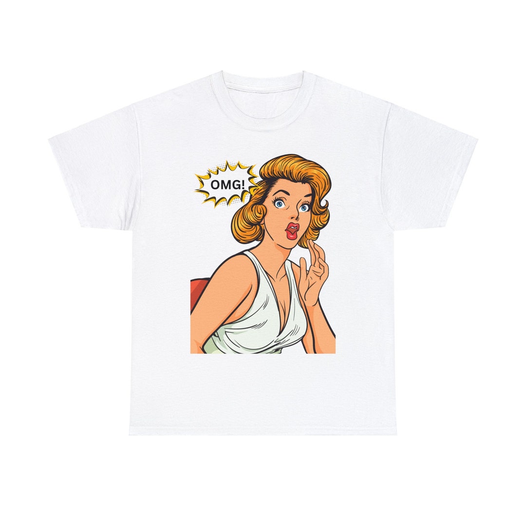 Pop Art Comic Graphic Tee - Etsy