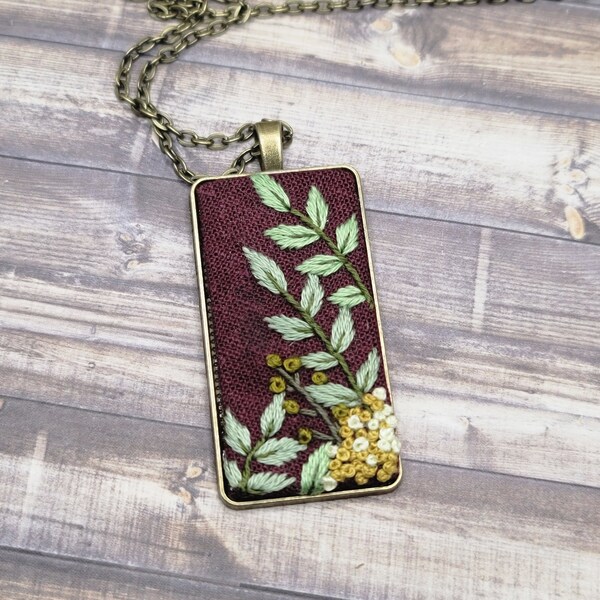 Rectangular Pendant - Etsy