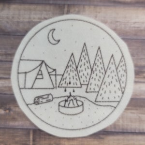 Printable PDF Pattern|nature, Camping, Outdoor Themed Stick and Stitch ...