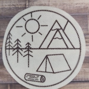 Printable PDF Pattern|nature, Camping, Outdoor Themed Stick and Stitch ...
