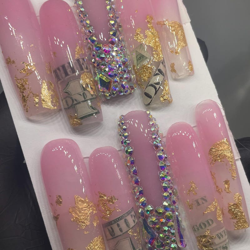 Acrylic & Press on Nails - Etsy