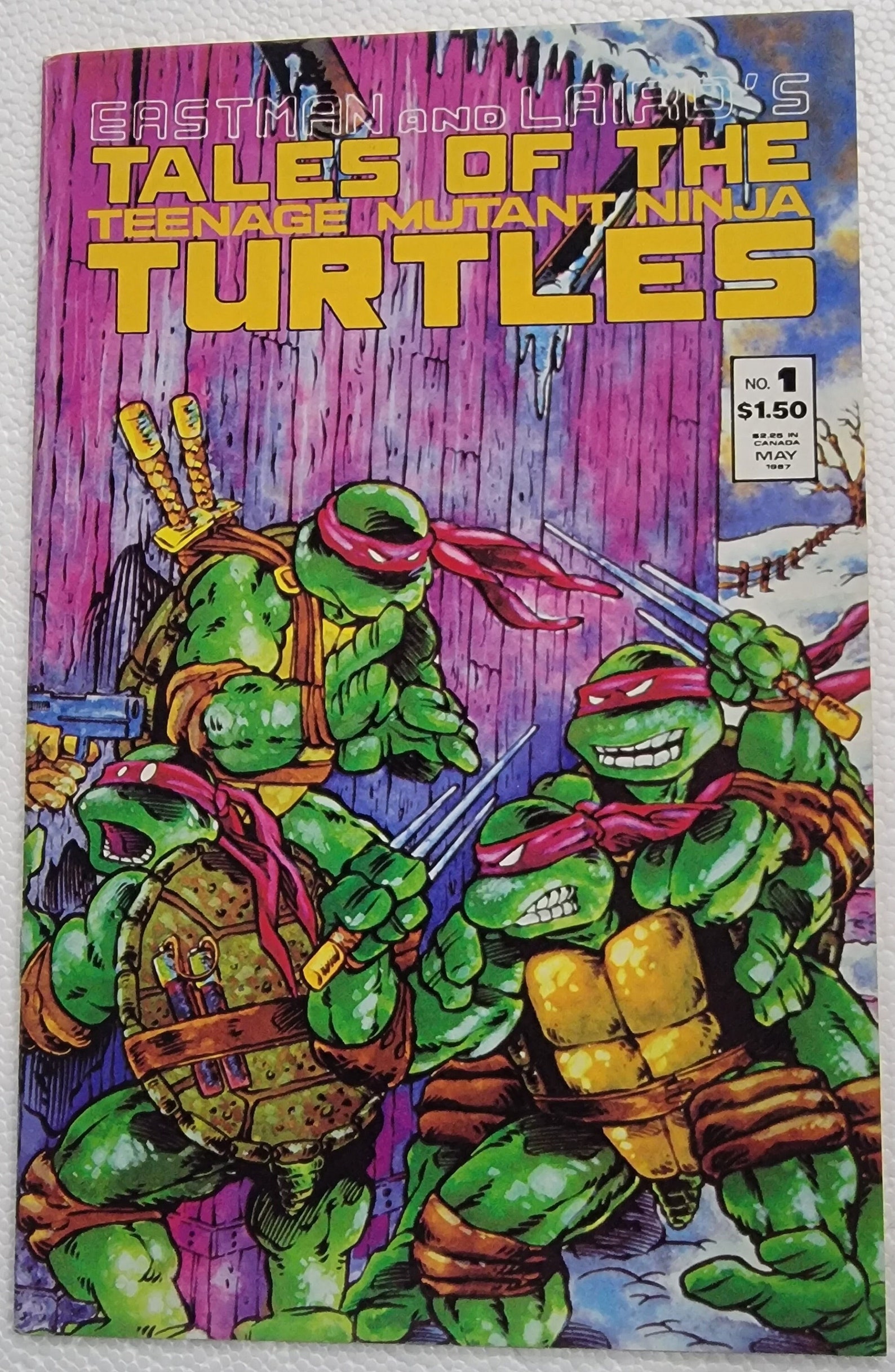 Tales of the Teenage Mutant Ninja Turtles 1 Mirage Studios May 1987 - Etsy