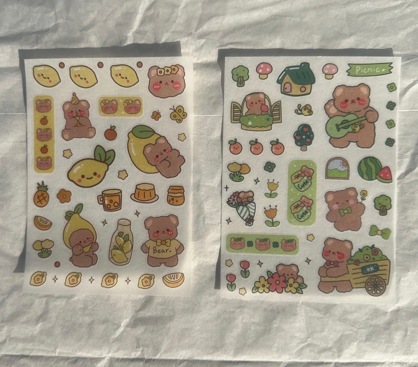 Cute Sticker Pages. - Etsy