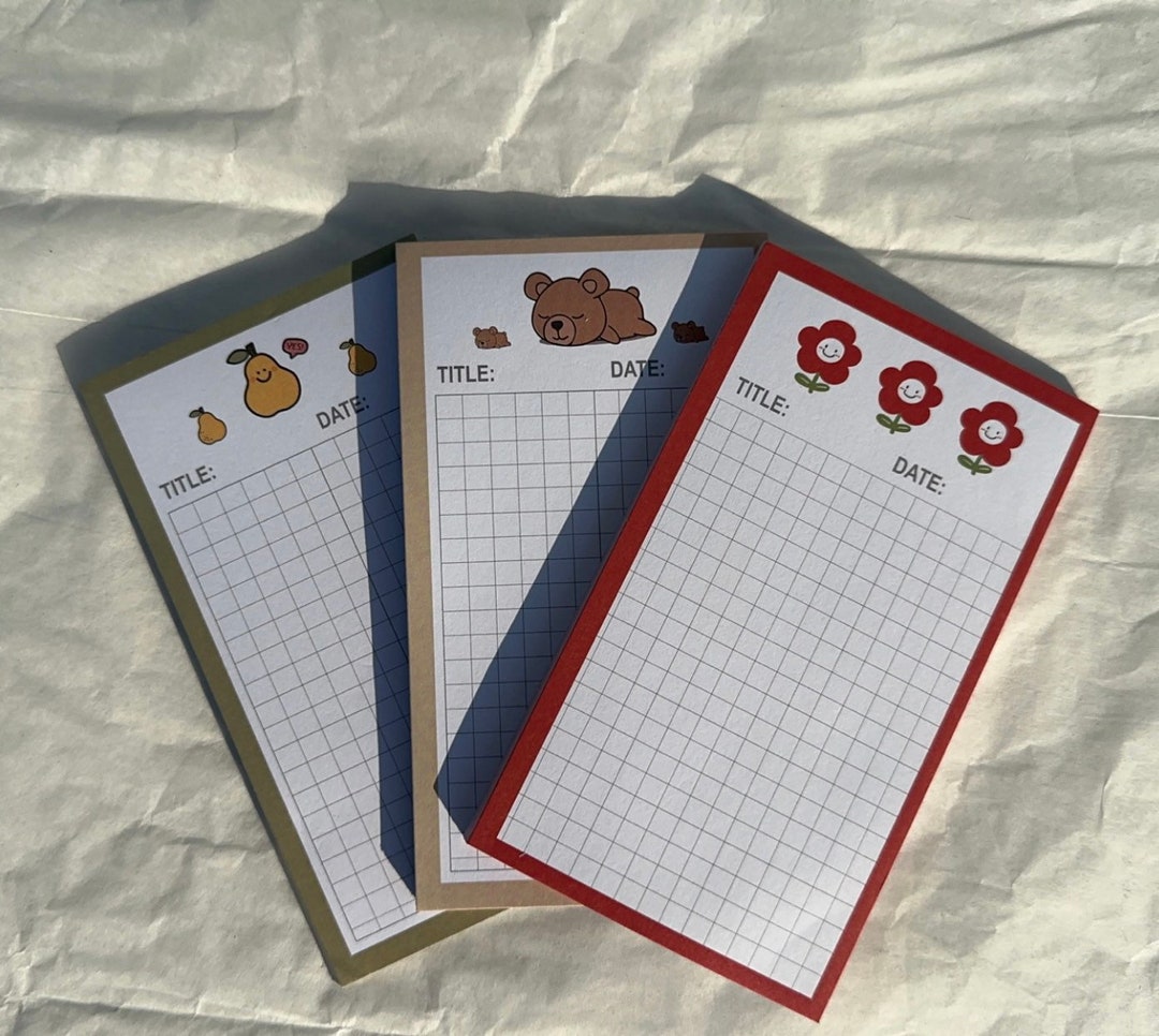 Cute Notepads, Aesthetic Stationary, Notepads, Notes, Gifts - Etsy