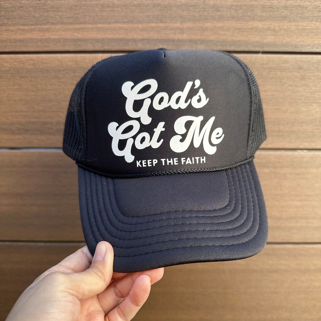 God's Got Me Trucker Hat, Religious Hat, God Hat, Adjustable Hat - Etsy