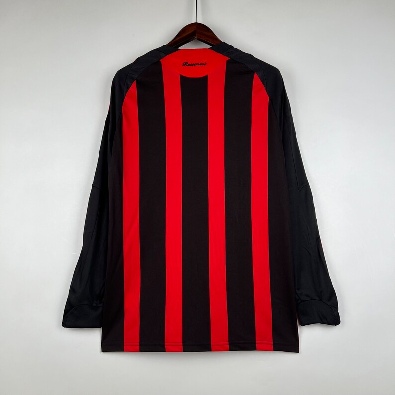 2008-2009 AC Milan Long Sleeve Home Retro Jersey - Etsy
