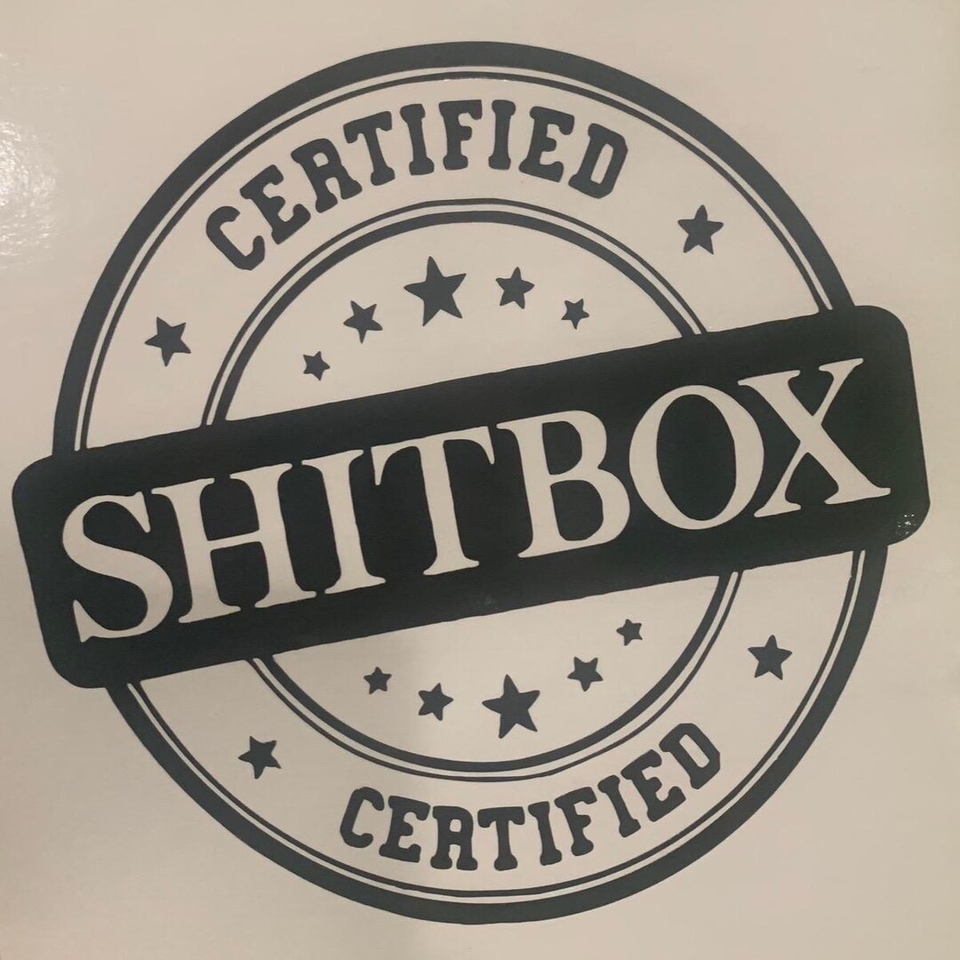 Certified Shitbox Decal - Etsy