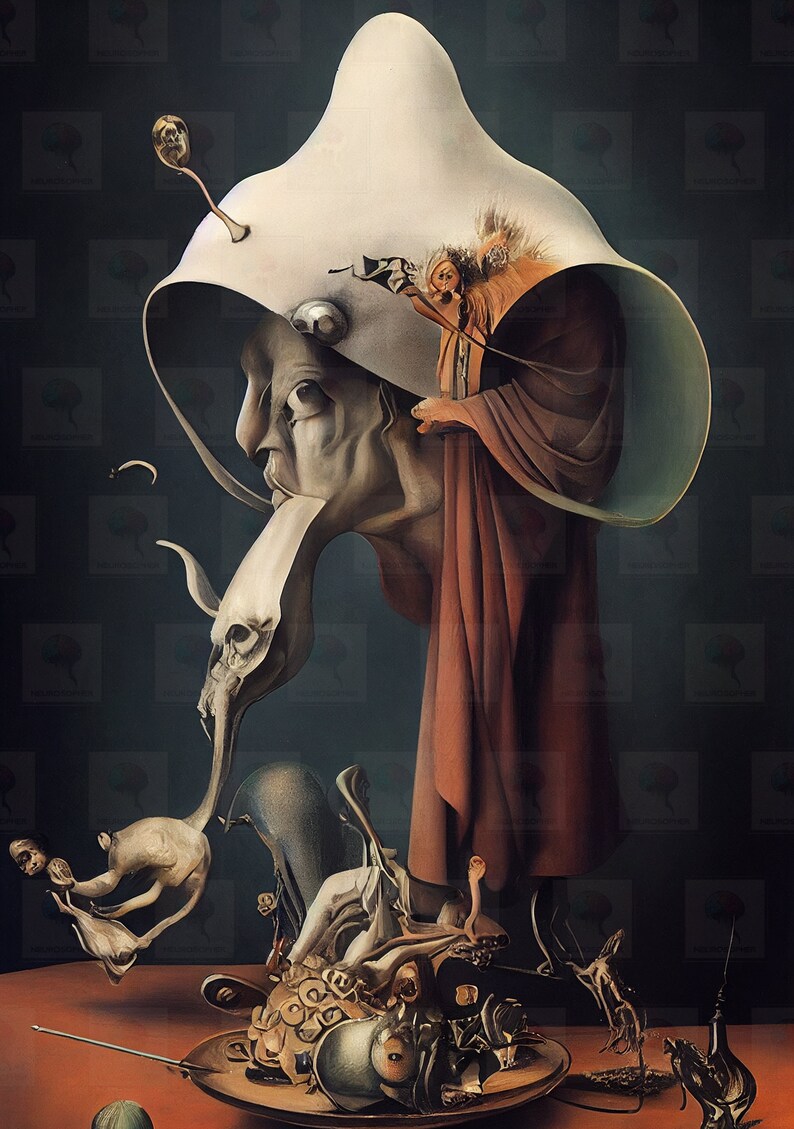 Neurosopher Mind Bending Subconscious 1 Surrealism Salvador Dali, Hieronymus Bosch Inspired ...