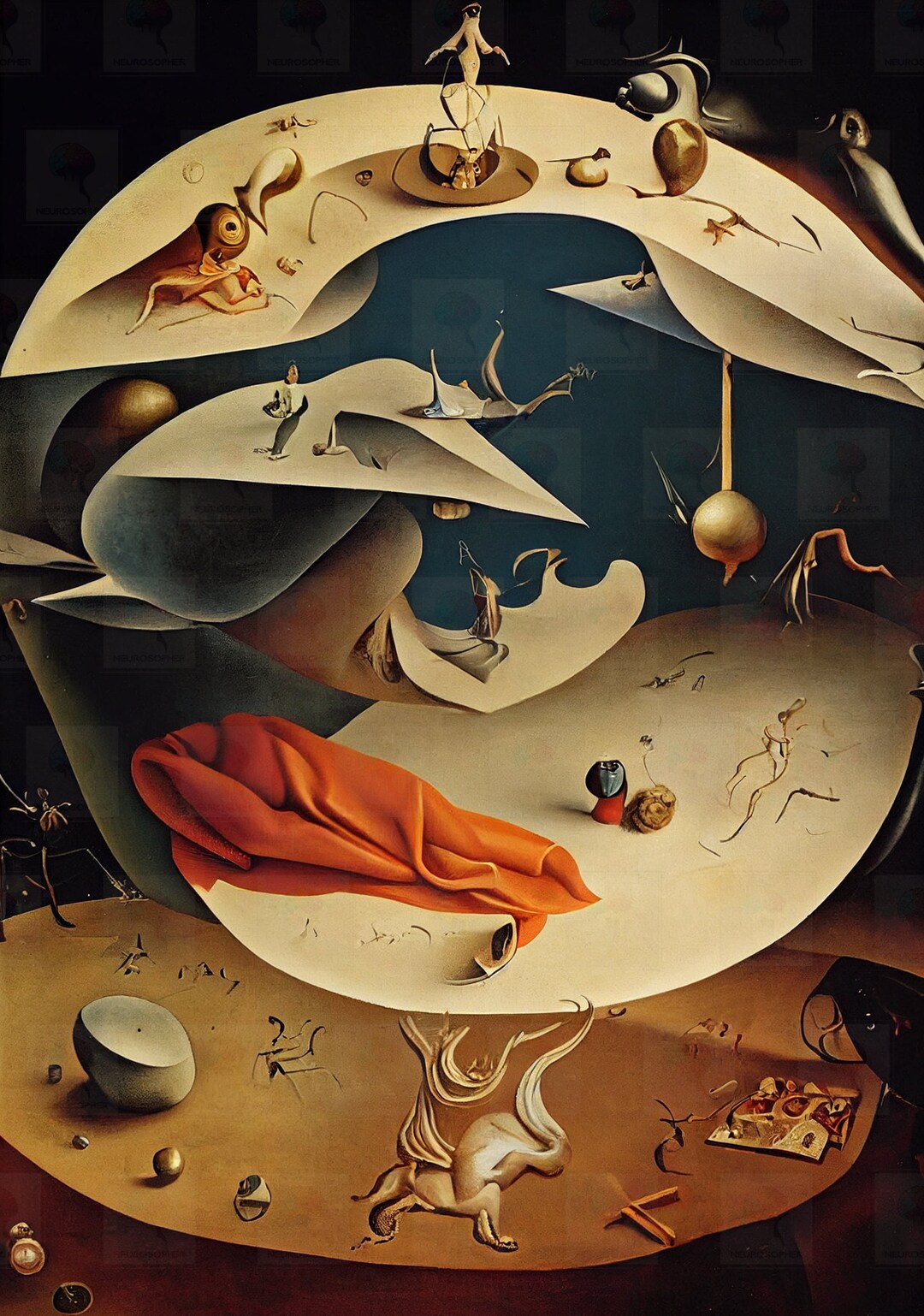 Neurosopher Mind Bending Subconscious 3 Surrealism Salvador Dali, Hieronymus Bosch Inspired ...