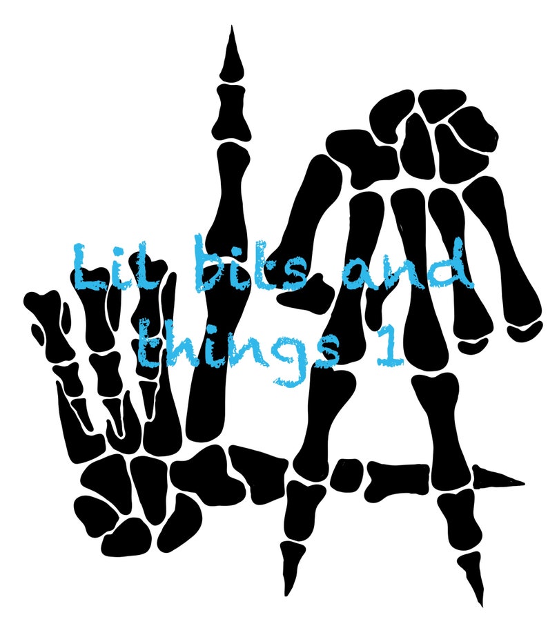 La Skeleton Hands Digital File - Etsy