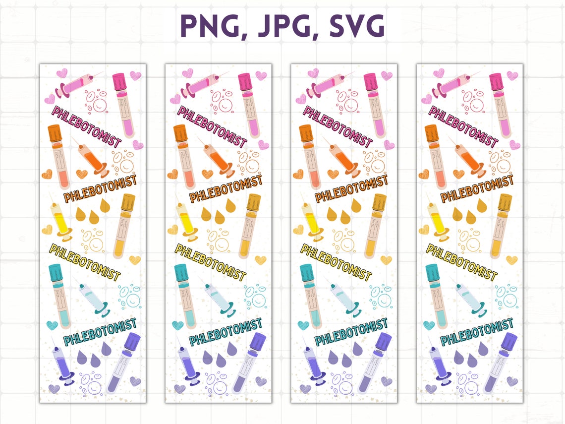 Phlebotomy Sublimation Pen Wrap Sublimation Pen PNG - Etsy