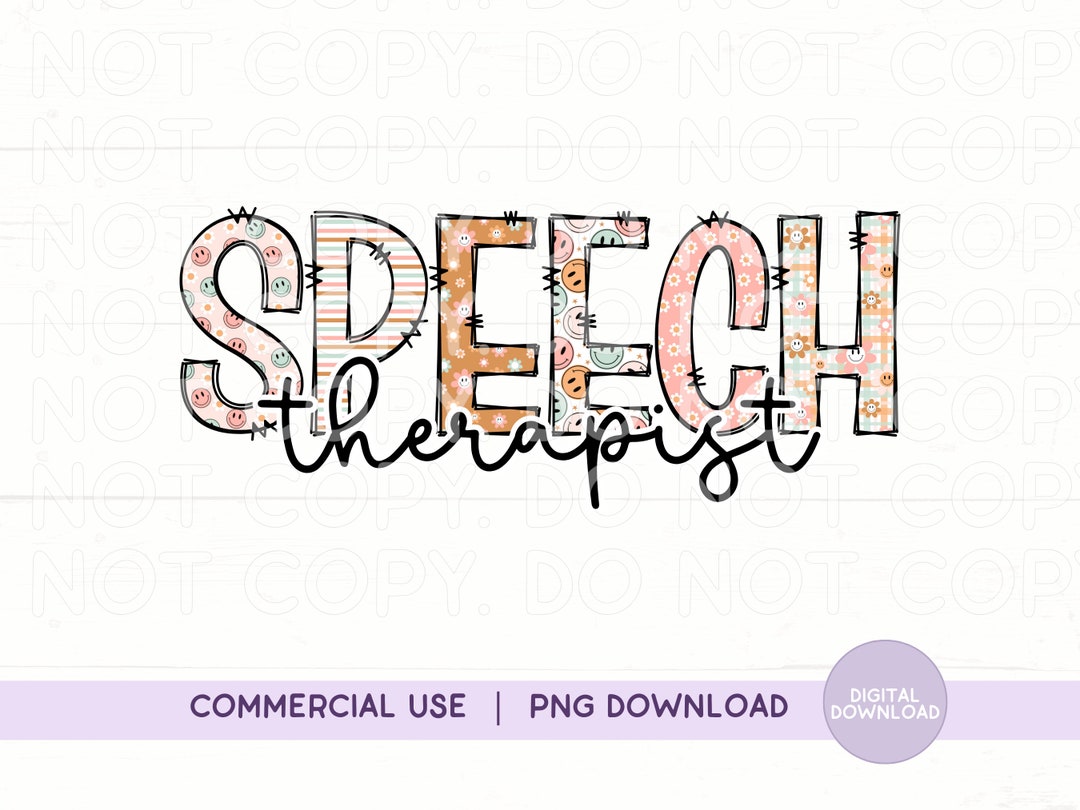 Speech Therapist PNG SLP Png Design Speech Language Pathologist Speech ...
