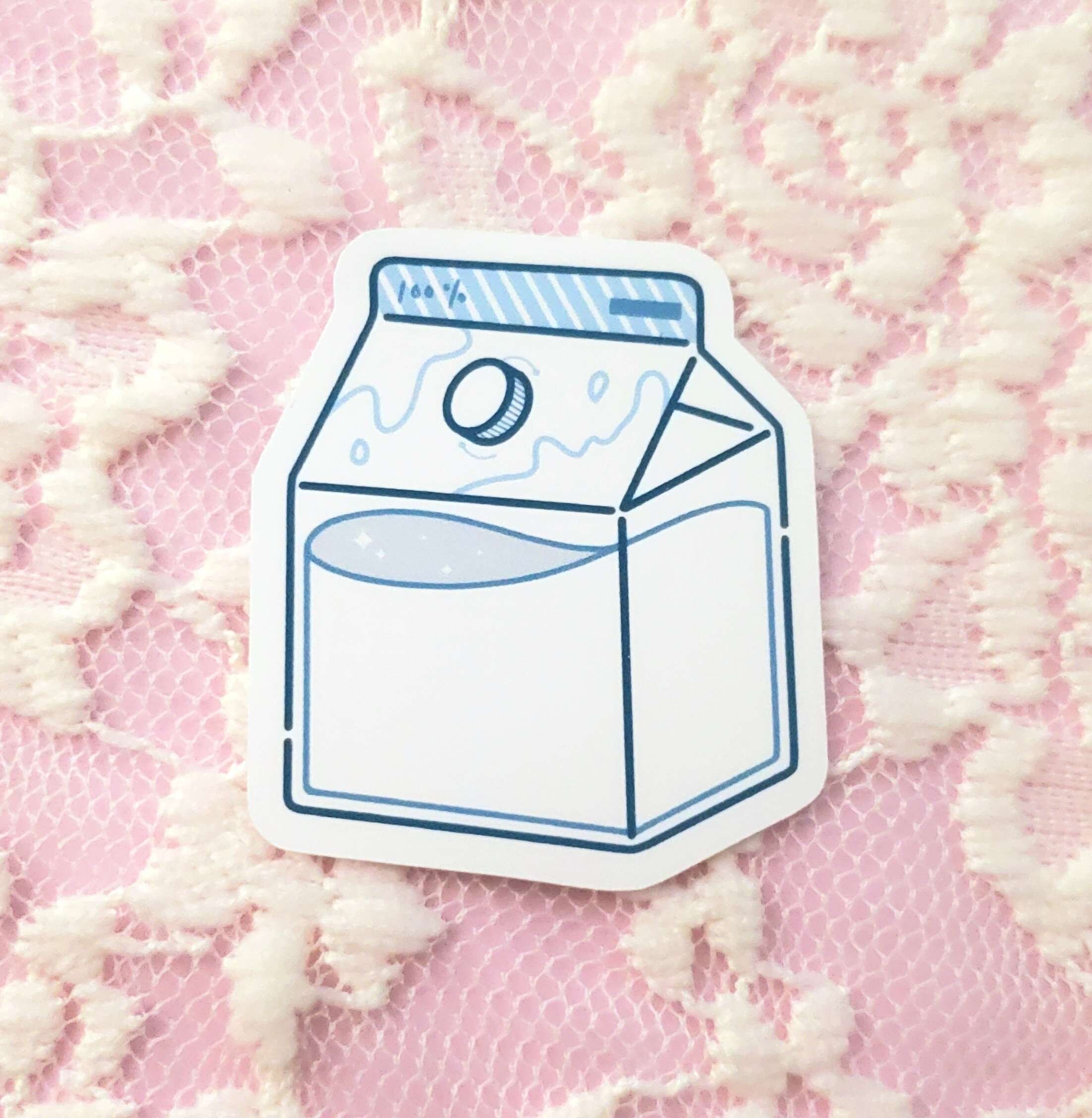 Milk Carton Stickers Strawberry Banana Chocolate Melon - Etsy