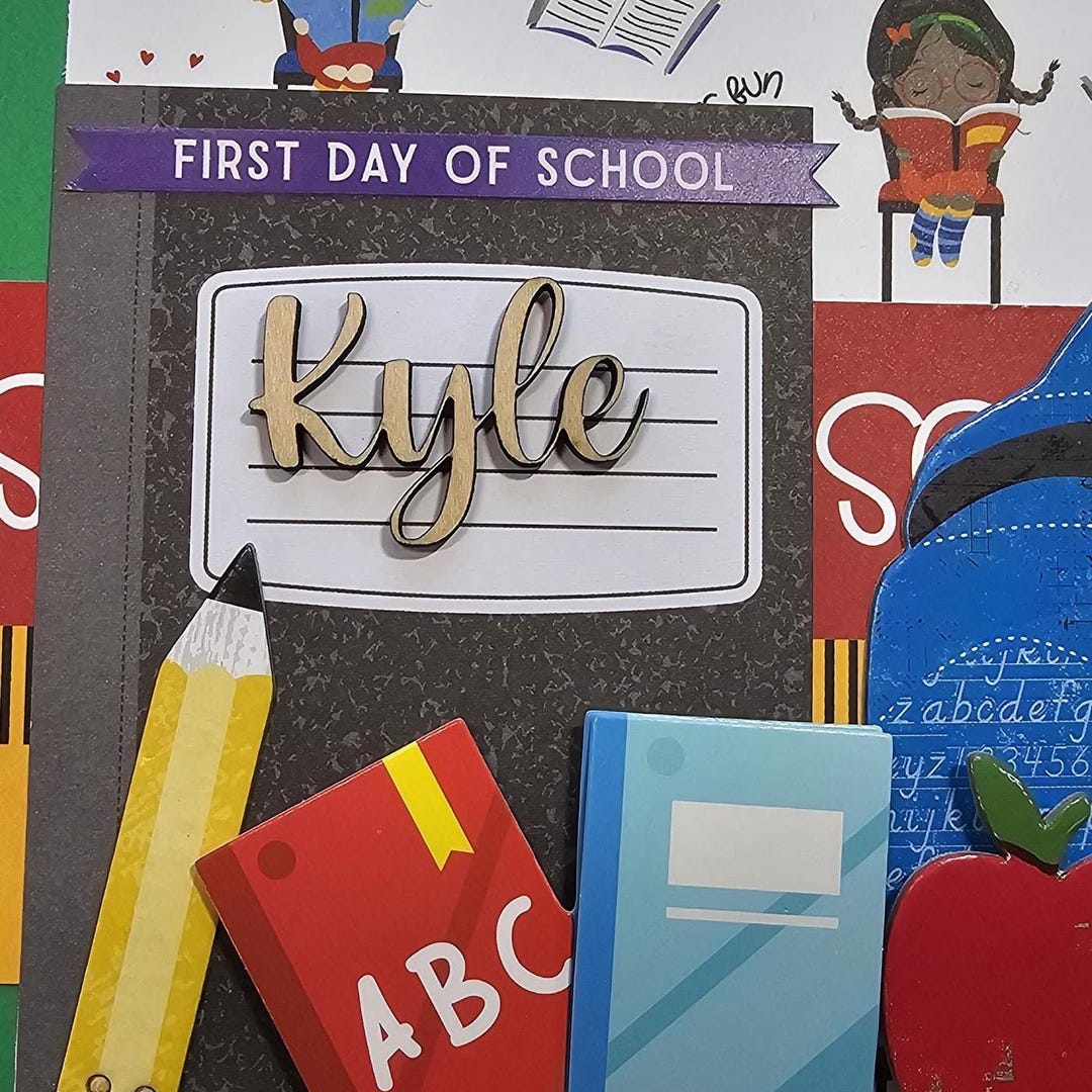 School Days Back to School Album First Day of School Gift ...