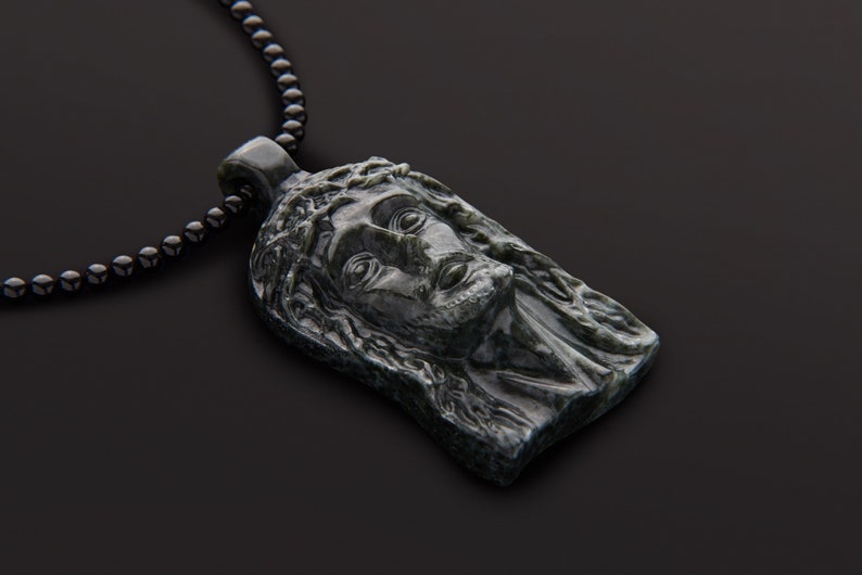 Handcrafted Jade Jesus Piece - Etsy