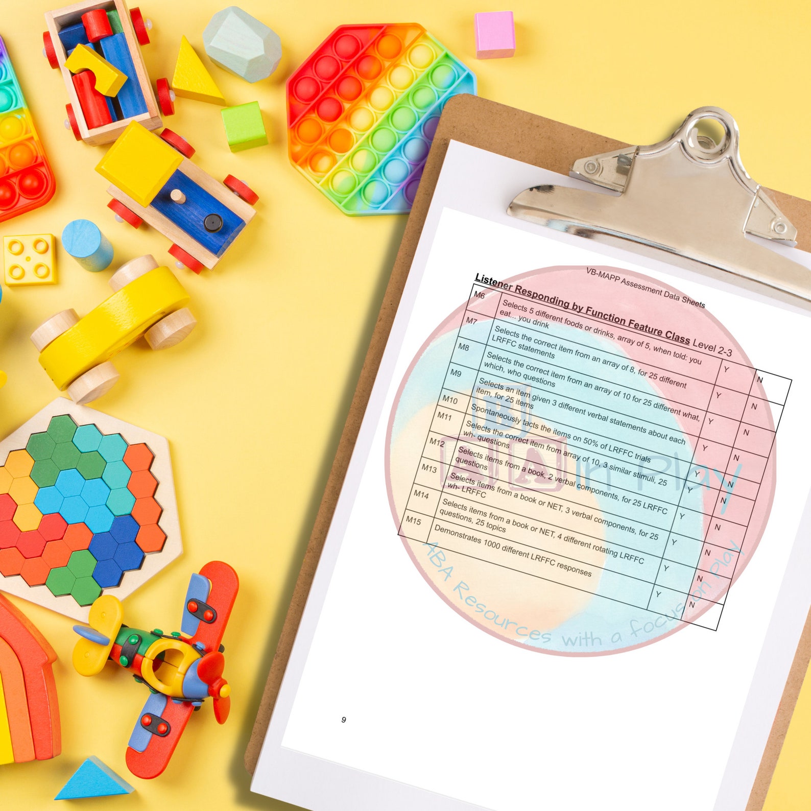 Assessment Data Sheets to Accompany the VB-MAPP for ABA Professionals ...