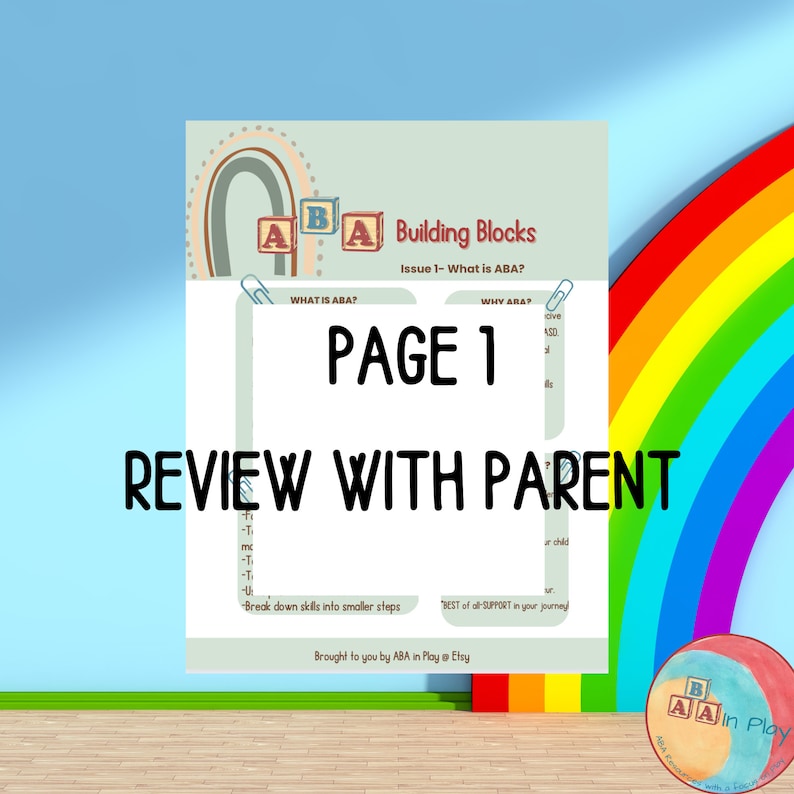 ABA Parent Training Curriculum Lesson 1, Behavior Management, Applied ...