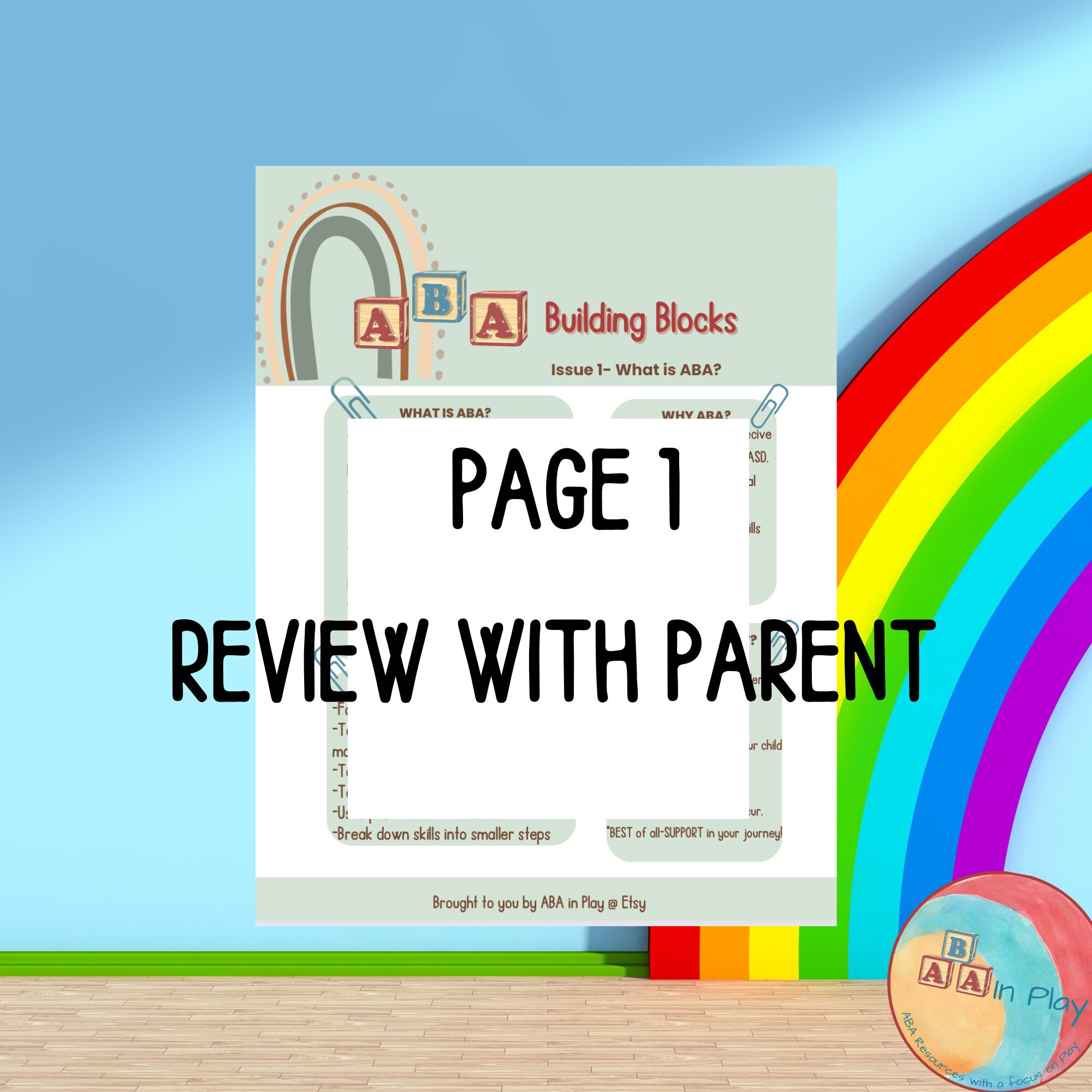 ABA Parent Training Curriculum Lesson 1, Behavior Management, Applied ...