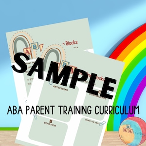 ABA Parent Training Curriculum Lesson 2, Behavior Management, Applied ...
