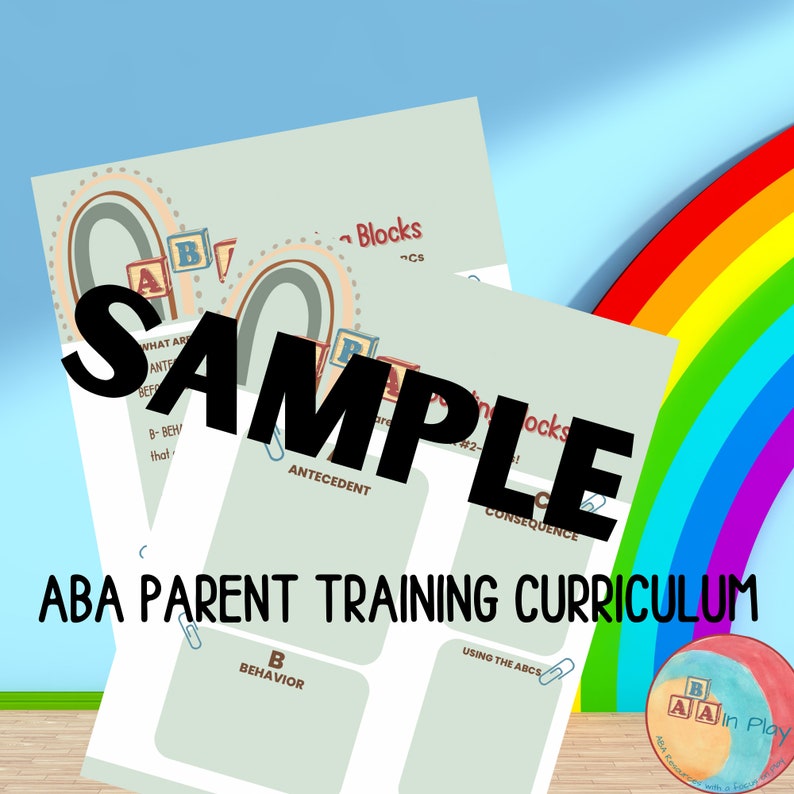 ABA Parent Training Curriculum Lesson 2, Behavior Management, Applied ...