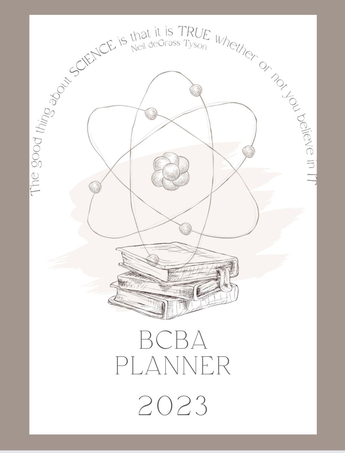 2023 BCBA Planner, Monthly, Weekly, and Daily Planner, Science Data ...