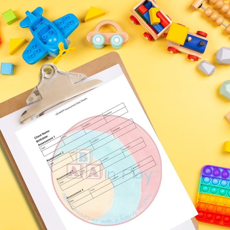 Assessment Data Sheets to Accompany the VB-MAPP for ABA Professionals ...