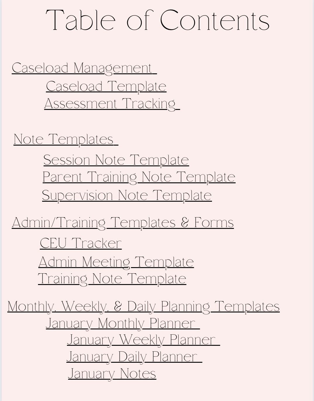 BCBA Planner, 2023 Planner, Monthly, Weekly, and Daily Planner ...