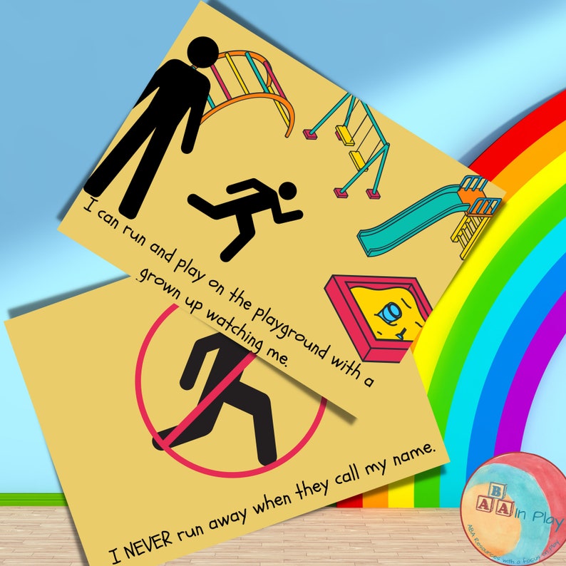 Social Story, Stay With Grown Ups Social Stories, Social Story About ...