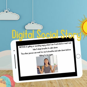 Social Story, Task Refusal and Yelling Social Stories, Social Story for ...