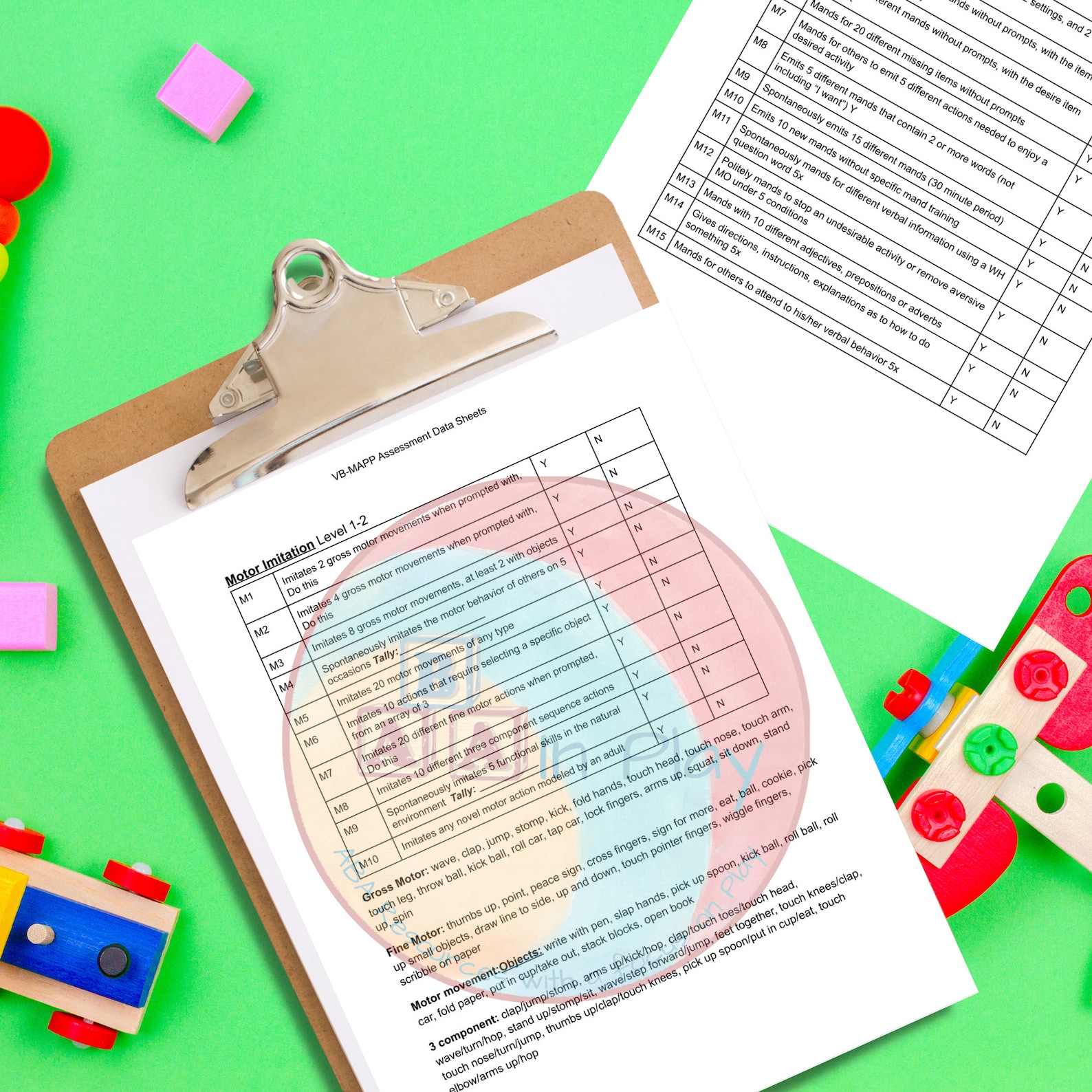 Assessment Data Sheets to Accompany the VB-MAPP for ABA Professionals ...